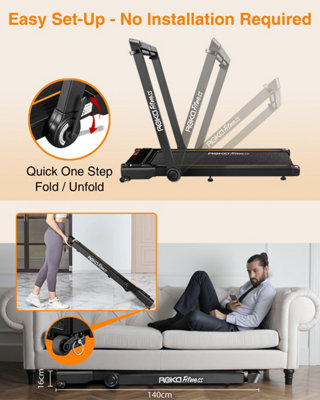 REKA FITNESS HOME MOTORISED TREADMILL, INCLINE, FITSHOW APP, WALK / RUN ...