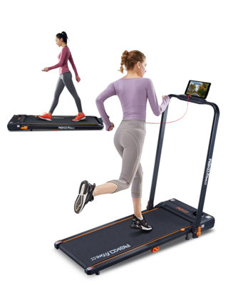 REKAFitness Home Gym 2-in-1 Foldable Treadmill Walk Mat Cardio Workout
