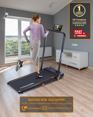 REKAFitness Home Gym 2-in-1 Foldable Treadmill Walk Mat Cardio Workout