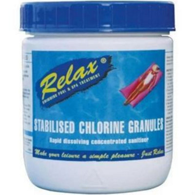 Relax Stabilised Chlorine Granules 12x500g Pots