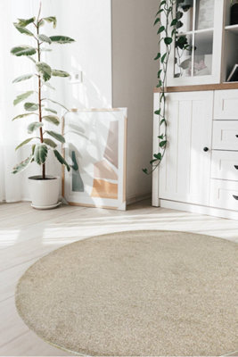 Relay Collection Recycled Low Pile Rug in Beige