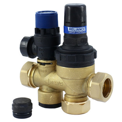 Reliance, 2 Bar Reducing 6 Bar Relief Inlet Control Multibloc Valve ...
