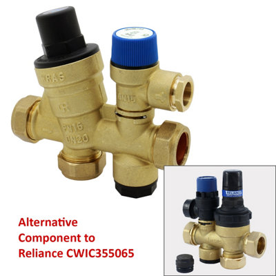 Reliance 3 Bar Reducing 8 Bar Relief Inlet Control Multibloc Valve ...