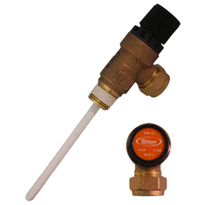 Reliance - 4.5 Bar TPR15 Pressure and Temperature Relief Valve 90-95 ...