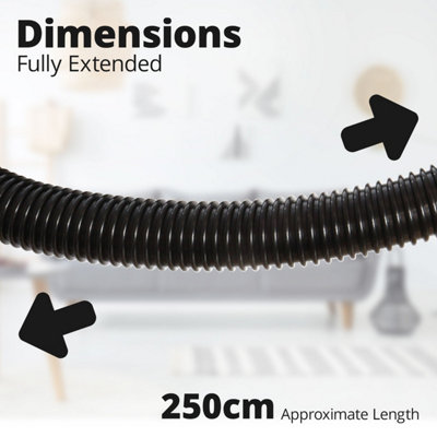 Reliapart Flo Max Conical Vacuum Hose for Numatic James JVP180 (32-38mm ...