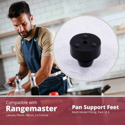 Reliapart Pan Stand Rubber Foot for Rangemaster Albertine, Elise, Soho ...