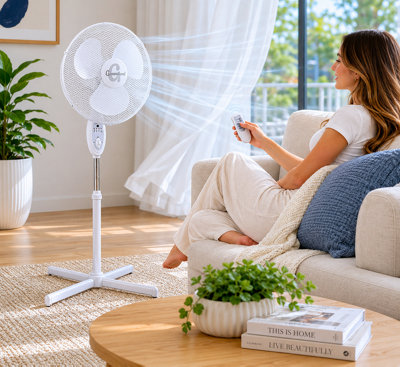 Remote Control 16 Inch Stand Up Fan