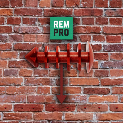 Rempro 100 x Stone DPC Damp Proofing Injection Wall Plugs