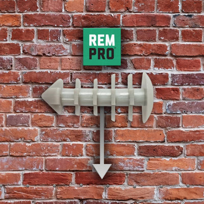 Rempro 100 x Terracotta DPC Damp Proofing Injection Wall Plugs