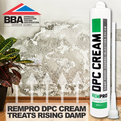 Rempro 400ml DPC Damp Proofing Course Cream | DIY at B&Q