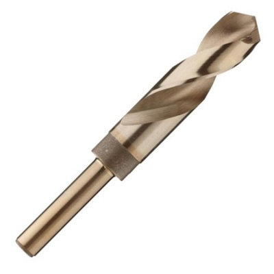 Rennie Tools 15mm HSS Cobalt Blacksmith Drill Bit - Reduced 1/2" Shank Drill For Stainless Steel ...