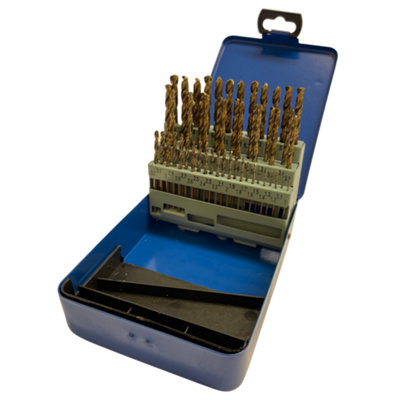 RENNIE TOOLS 51 PIECE HSS COBALT JOBBER DRILL BIT SET 1-6MM IN 0.1MM ...