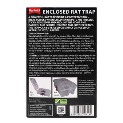 Rentokil Enclosed Rat Trap (1 Pack)