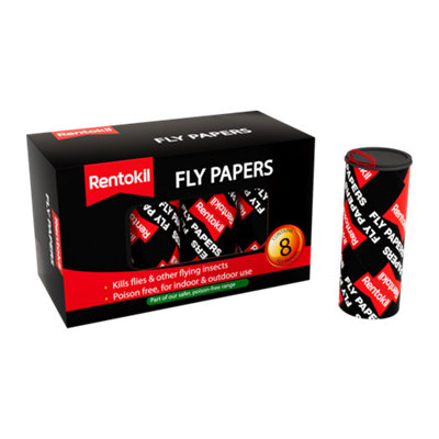 Rentokil - Fly Papers (Pack 8)