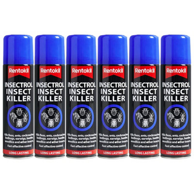Rentokil Insectrol Insect Killer Spray for Crawling Insects (Fleas Ants ...