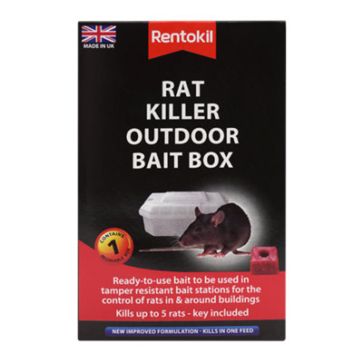 Rentokil Rat Killer Outdoor Bait Box II