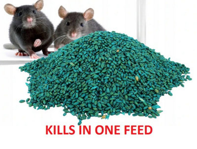 Rentokil Rodine Rat & Mouse Killer Grain Bait 6 Sachets Ready To Use Poison