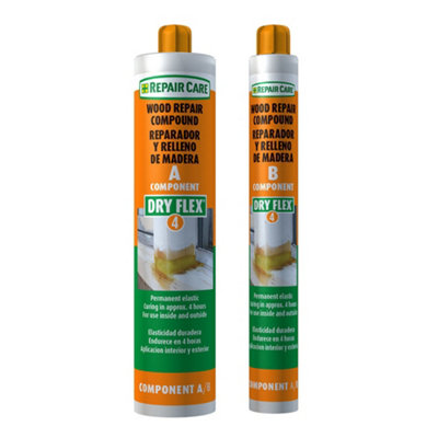 Repair Care Wood Repair Dry Flex 4 - 2 Part Sealant | DIY at B&Q