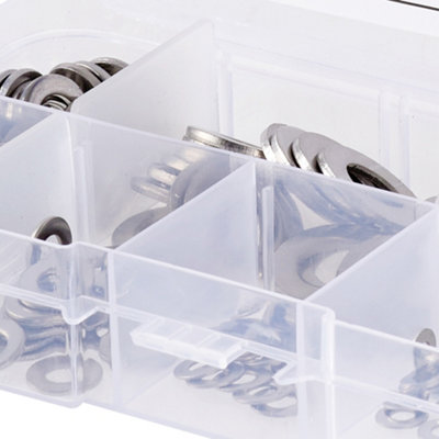 Repair Penny Washers Stainless Steel Flat Washers Set with Storage Box ...