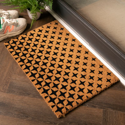 REPEAT FADING STARS PATTERN DOORMAT