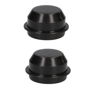 Replacement 50mm Plastic Wheel Hub Cap Trailer Bearing Dust Cover 2 Pack