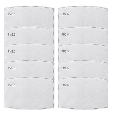 Replacement Filters for Face Mask Pack of 10