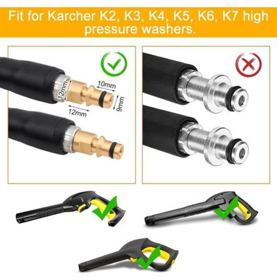 REPLACEMENT HOSE FOR KARCHER K2 K3 K4 K5 K6 K7 HIGH PRESSURE CLEANER ...