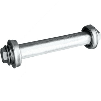 Replacement Wheelbarrow Axle Set with 20mm Roller Bearings 110mm 19mm Axle