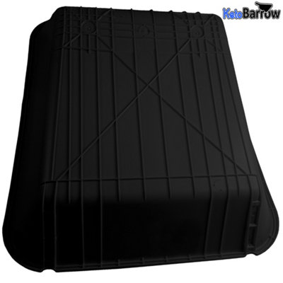 REPLACEMENT WHEELBARROW BODY TRAY - UNIVERSAL BARROW PAN - 85L - BLACK