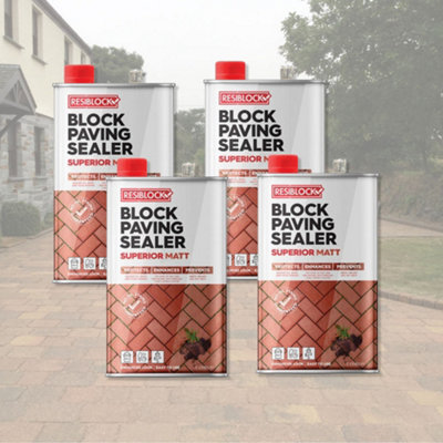Resiblock Superior Matt - 20L - World Leading Block Paving Sealer with ...