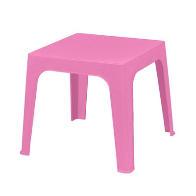 Resol - 4 Seater Julieta Children's Square Plastic Garden Table - 50cm ...