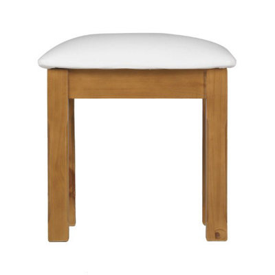 Rest Relax Camden Pine Dressing Stool Brown