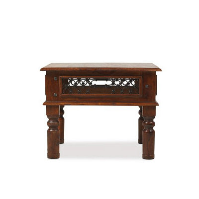 Rest Relax Jaipur Sheesham Coffee Table 60cm Wide Brown