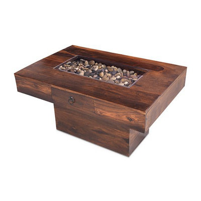 Rest Relax Jaipur Sheesham Pebble Coffee Table Brown