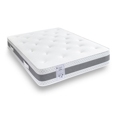 Rest Relax Sleep Tempest Tufted Memory Foam Coil Sprung Mattress
