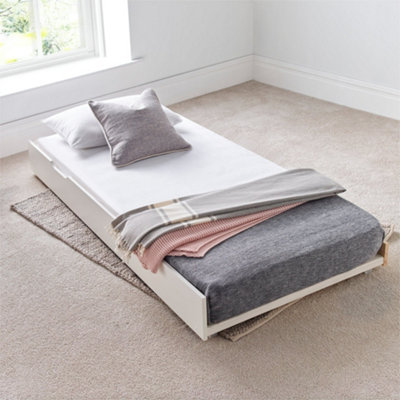 Rest Relax Trent Wooden Guest Single Bed White