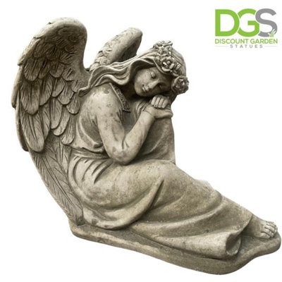 Resting Angel Stone Garden Ornaments