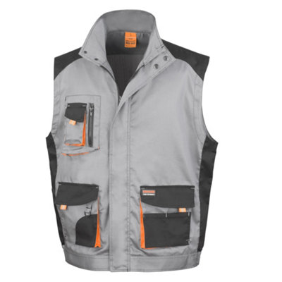 Result Mens Work-Guard Lite Workwear Gilet / Bodywarmer (Breathable And ...