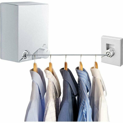 Retractable Clothesline, Stainless Steel Expandable Washing Line ...