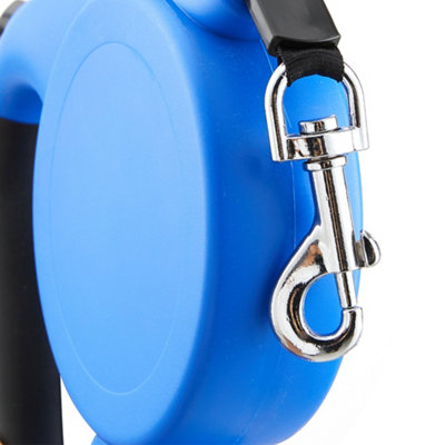 Retractable Dog Lead Training Pet Leash Extendable Blue