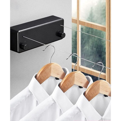 Retractable Laundry Adjustable Extendable Laundry Line Outdoor Clothes ...