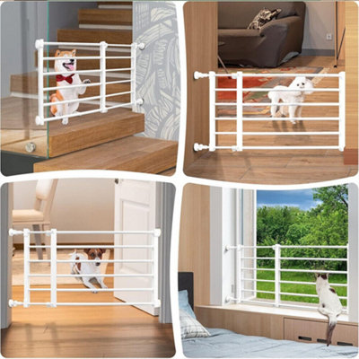 Retractable Pet Small Dog Safety Gate Baby Barrier Door Stair Fence ...