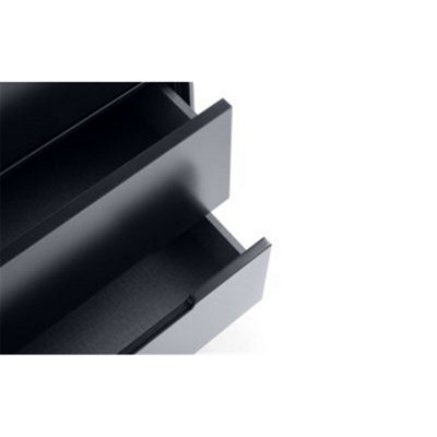 Retro Anthracite Combination Wardrobe