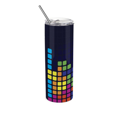 Retro Arcade Game Travel Flask - Multicolour Reusable Stainless Steel ...