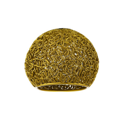 Retro Industrial Style Round Twisted Wire Mesh Metal Lamp Shade in ...