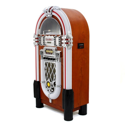 Retro Jukebox Sound System 1950s Vintage Stereo Entertainment Centre