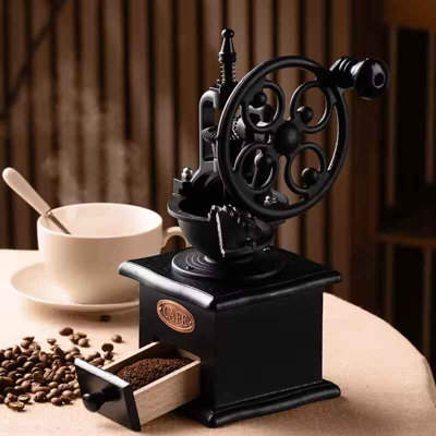 Retro Manual Coffee Grinder Portable Ferris Wheel Design Coffee Bean Mill