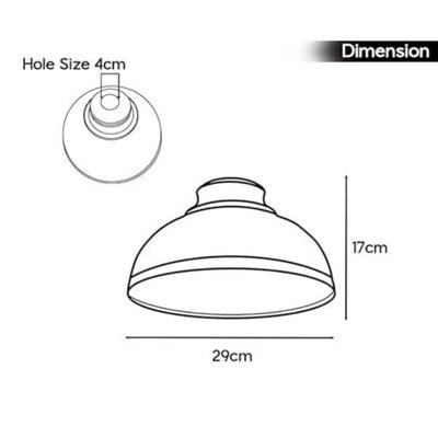 Retro Pendant Lamp Shades Vintage Ceiling Light Shades for Living Room