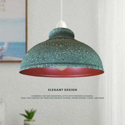 Retro Pendant Lamp Shades Vintage Ceiling Light Shades for Living Room