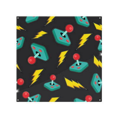 Retro Video Game Joystick Splash Back designer style